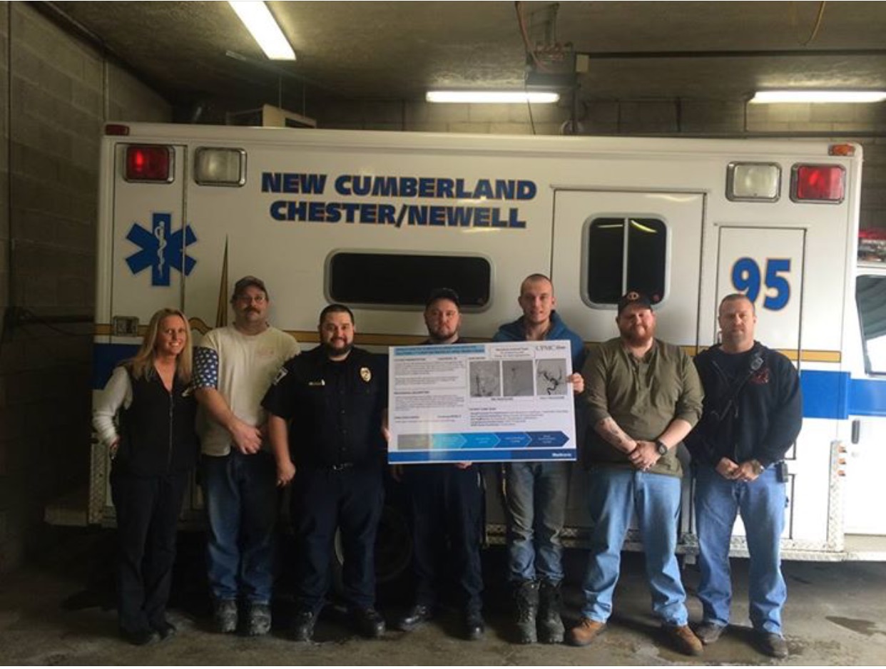 Newell Fire Department, New Cumberland Ambulance and STAT MedEvac 15